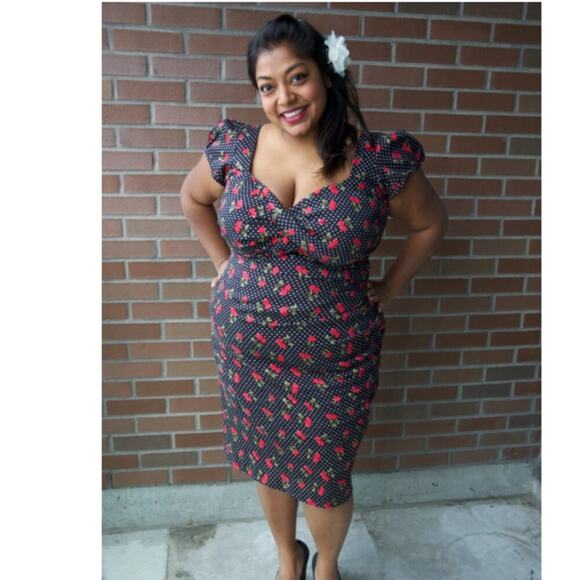 Stop Staring | Dresses | Stop Staring Cherry Bomb Pinup Bombshell Dress ...